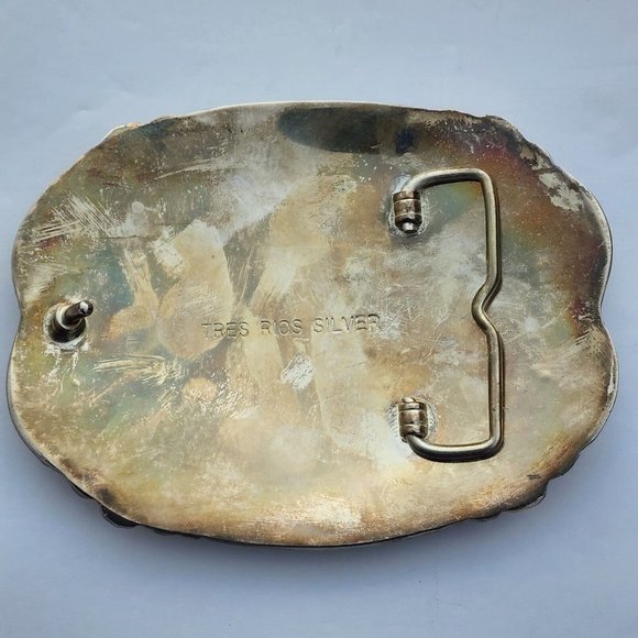 Tres Rios Silver | Accessories | Tres Rios Silver Trophy Belt Buckle ...